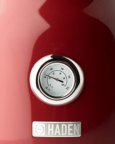 Haden Dorset Stainless Steel Electric Kettle - 1.7L (7 Cup) Tea Kettle with Auto Shut-Off and Boil-Dry Protection - Red