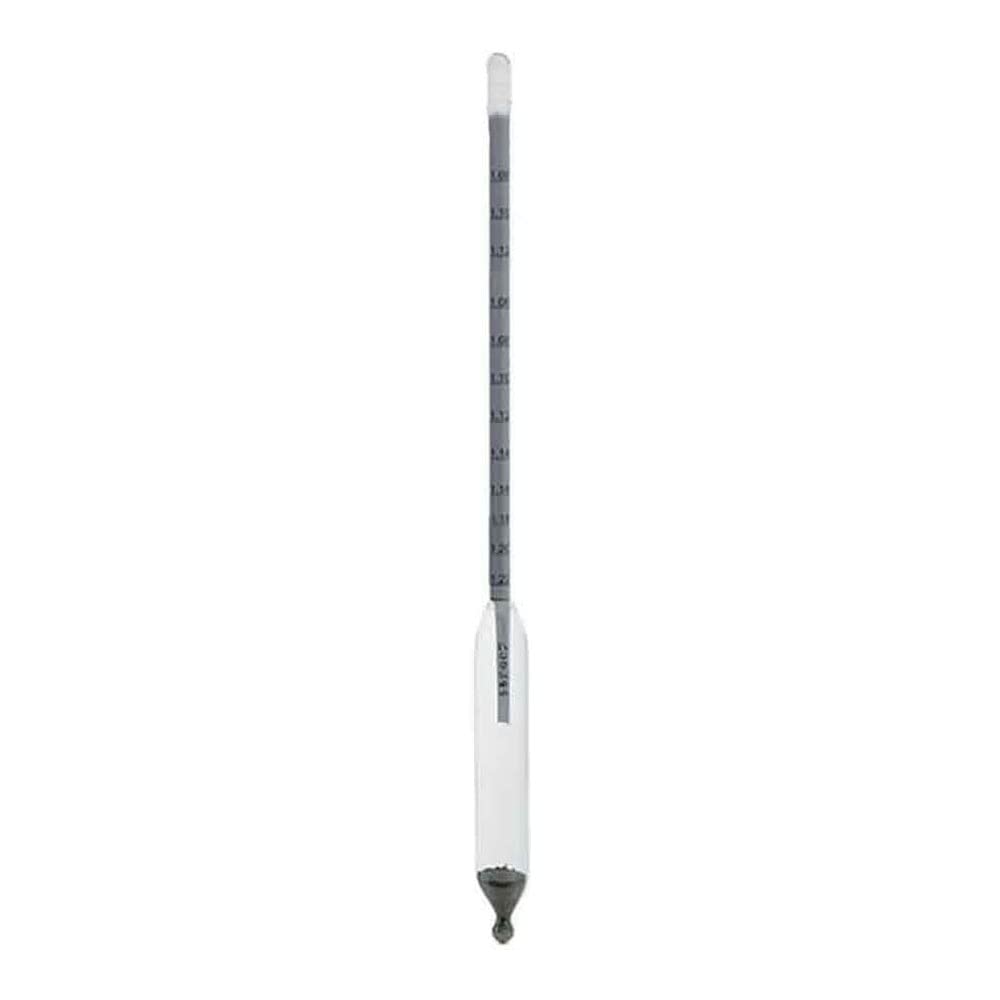 Thermco GW2511 Plain Form Salt Brine Hydrometer, Sodium Chloride, 0 to 100% Range, 1° Division