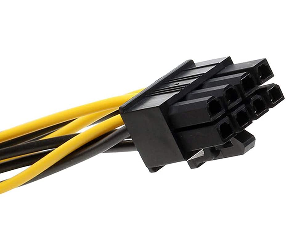 XIWU (4 Pack) 8 Pin PCIe to Dual 4 Pin Molex LP4 Power Cable Adapter (Video Graphics Card Power Cable)