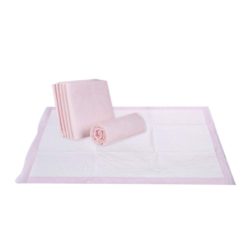 Baby Disposable Underpad, Incontinence Changing Pad with Soft Non-Woven Fabric, Breathable, Waterproof, Leak Proof Quick Absorb (Pink, 13 * 18"(50pack))
