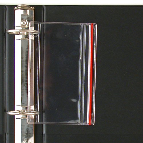 StoreSMART - Flash Drive Zipper Case for 3-Ring Binders - 25-Pack - Vinyl Plastic - R1831-FLASH25 - Made in USA