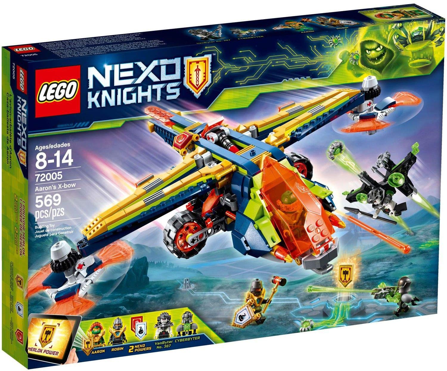 LEGO NEXO KNIGHTS Aaron's X-bow 72005 Building Kit (569 Piece)