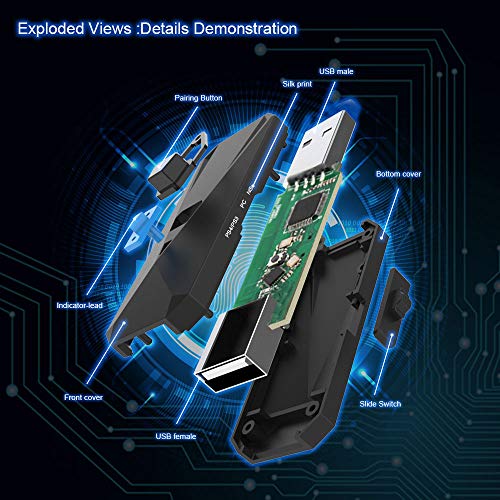 EJGAME Controller Adapter Converter Compatible with PS5/PS4/PS3/Switch/PC,Makes PS-5/PS-4/Xbox/Switch Joy Con Controllers Compatible with Your Switch/PS5/PS4 Console