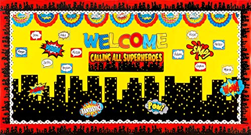 Teacher Created Resources Superhero Funtastic 4" Letters Combo Pack (TCR5845)