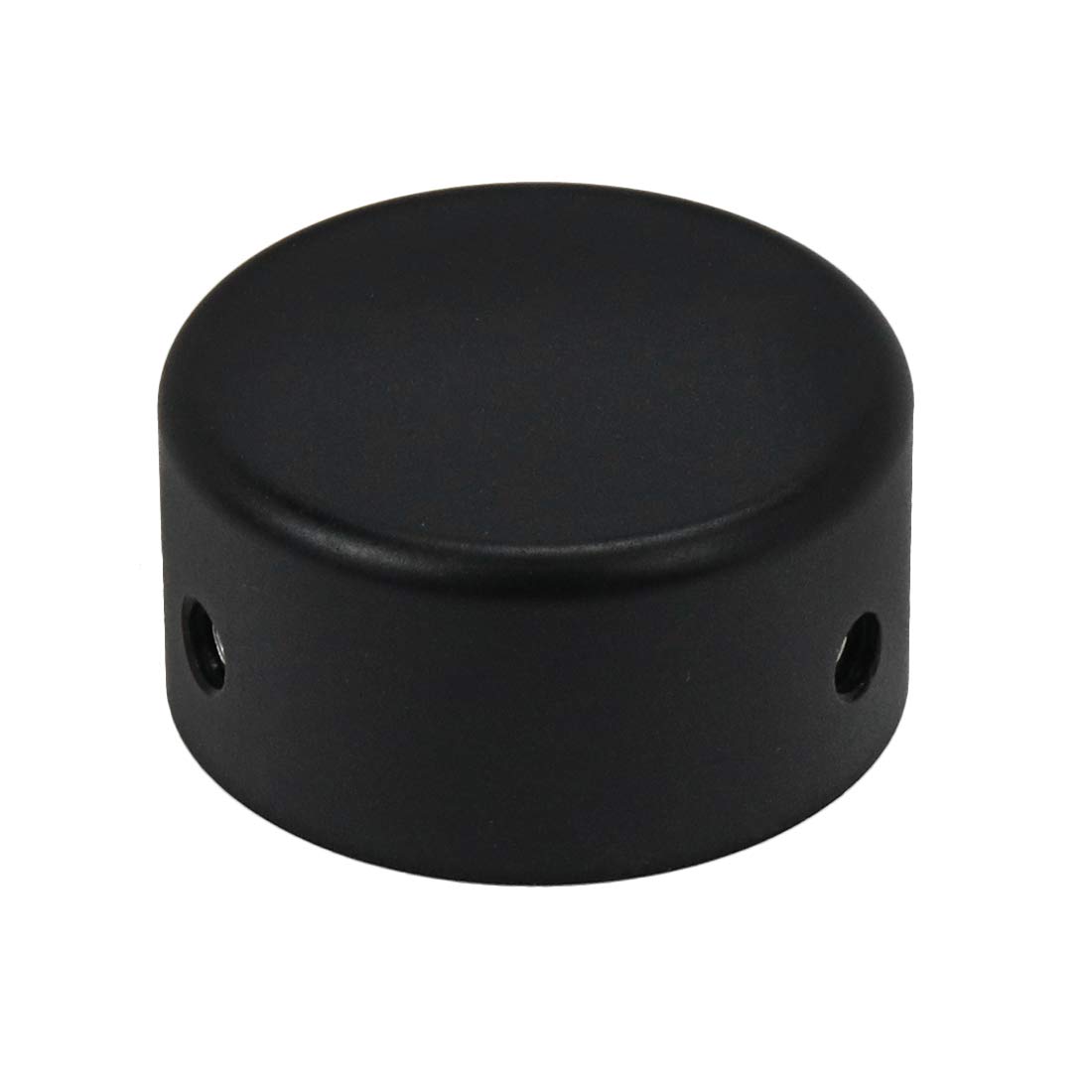Bitray Guitar Effect Footswitch Topper Aluminium Alloy Pedal Caps with Wrench Black - 2PCS
