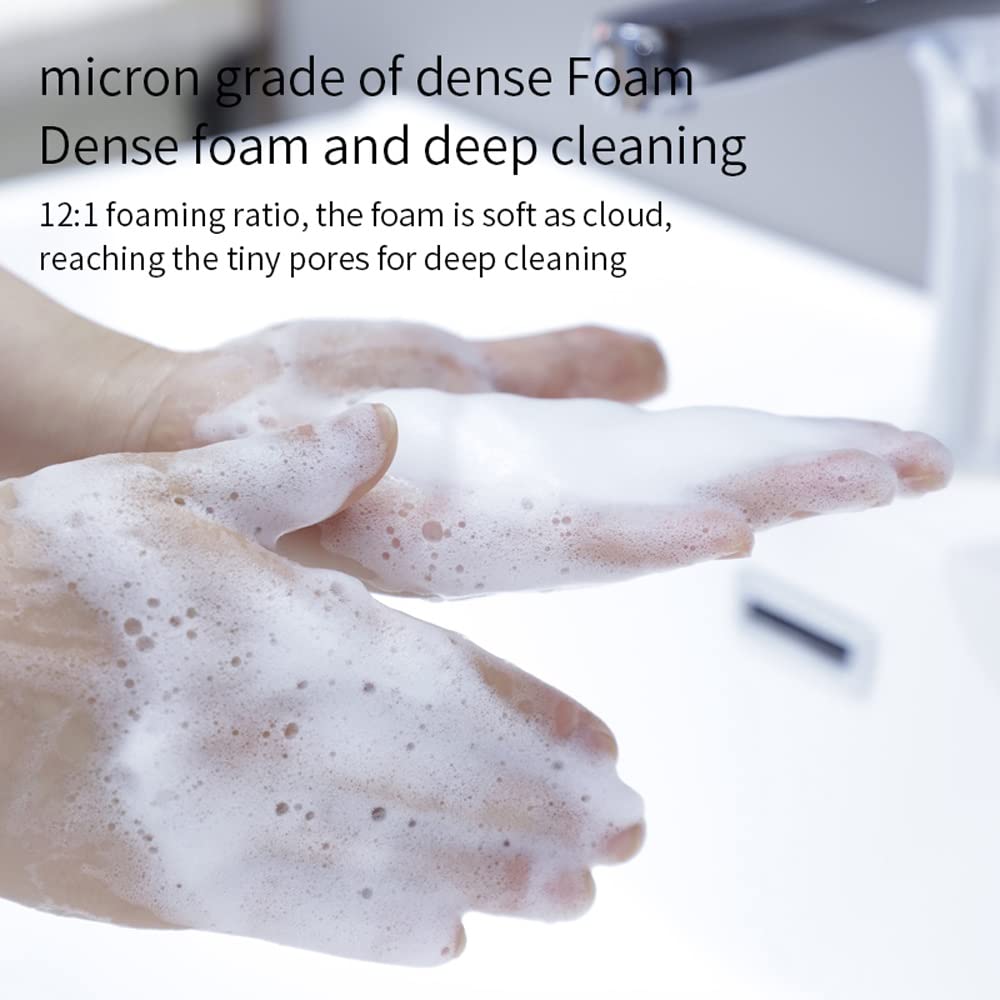 AVLUZ Soap Dispenser,Automatic Foaming Soap Dispenser Smart Induction Hand Sanitizer Dispenser Home Electric Foam Washing Hand Machine (Color : White)