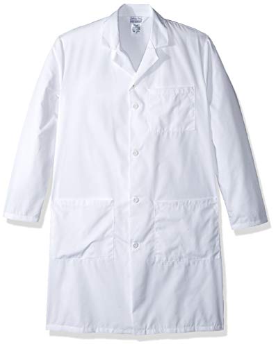 Fashion Seal Healthcare unisex adult Lab Coat Blazer, White, Small US