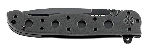 COLUMBIA RIVER KNIFE & TOOL CRKT M16-01KZ EDC Folding Pocket Knife: Everyday Carry, Black Blade, Automated Liner Safety, Nylon Handle, Pocket Clip