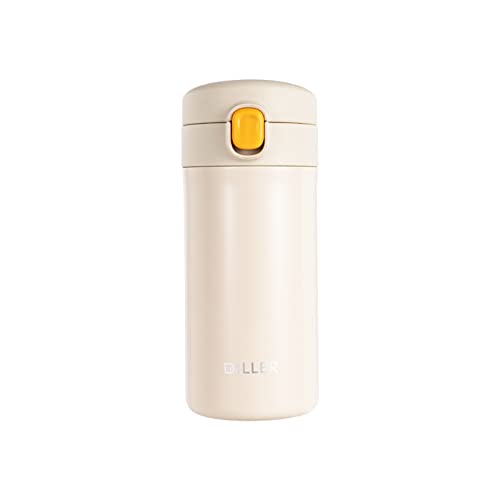 Leeeeey Mini Thermal Water Bottle,10 oz with Spout Lid Insulated Stainless Steel Bottle,Leakproof Travel Mug Perfect for Kids and Women (10oz-Pink)