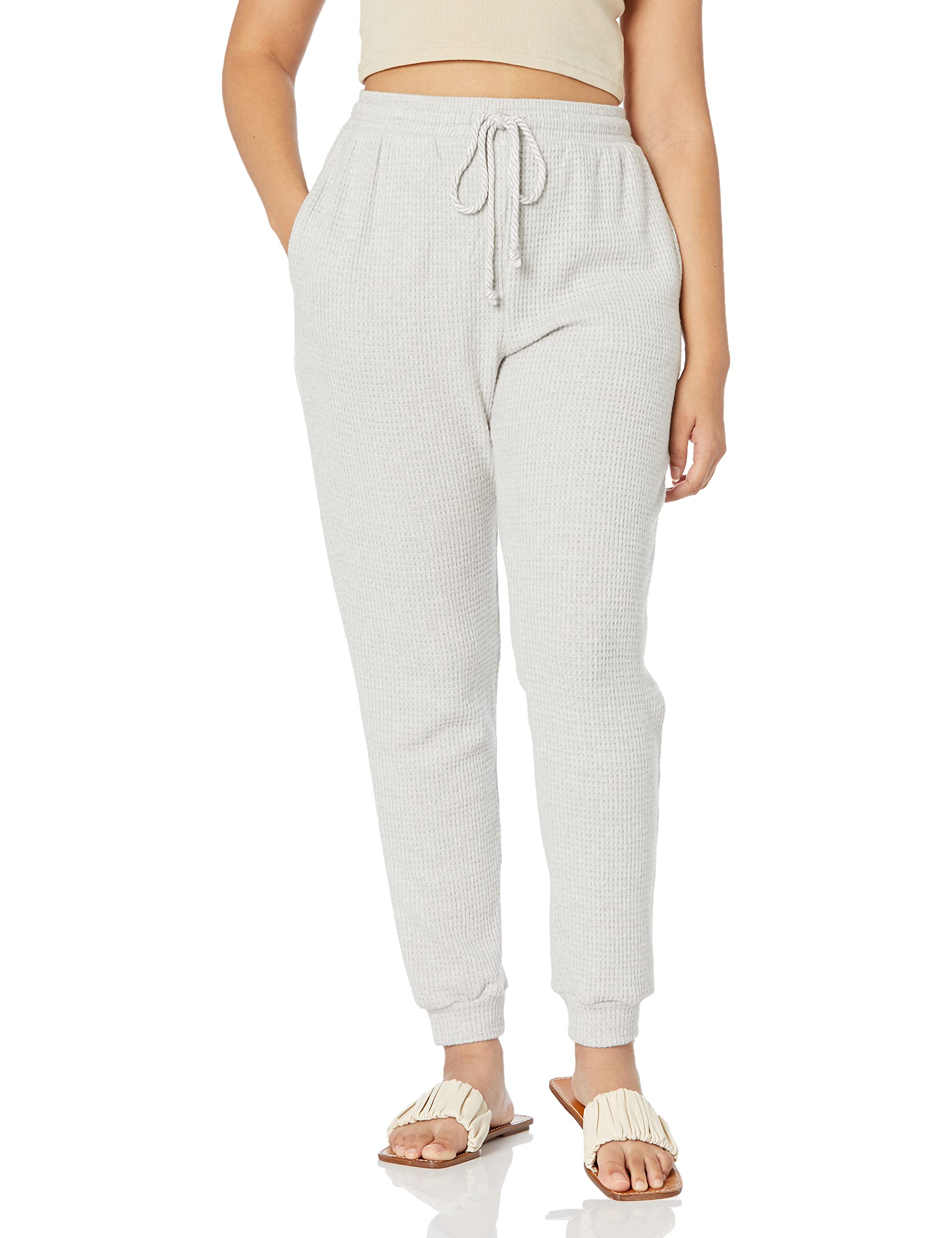 Billabong Women's Adelaide Pant Thermal Sweatpant, Athletic Grey, Small