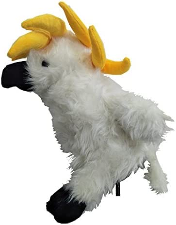 BTP Animal Golf Head Cover Parrot - 460cc Golf Club Cover for Golf Drivers, Animal Character Golf Parrot for Golf Lovers, 1