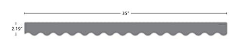 Teacher Created Resources (3574) Gray Scalloped Border Trim