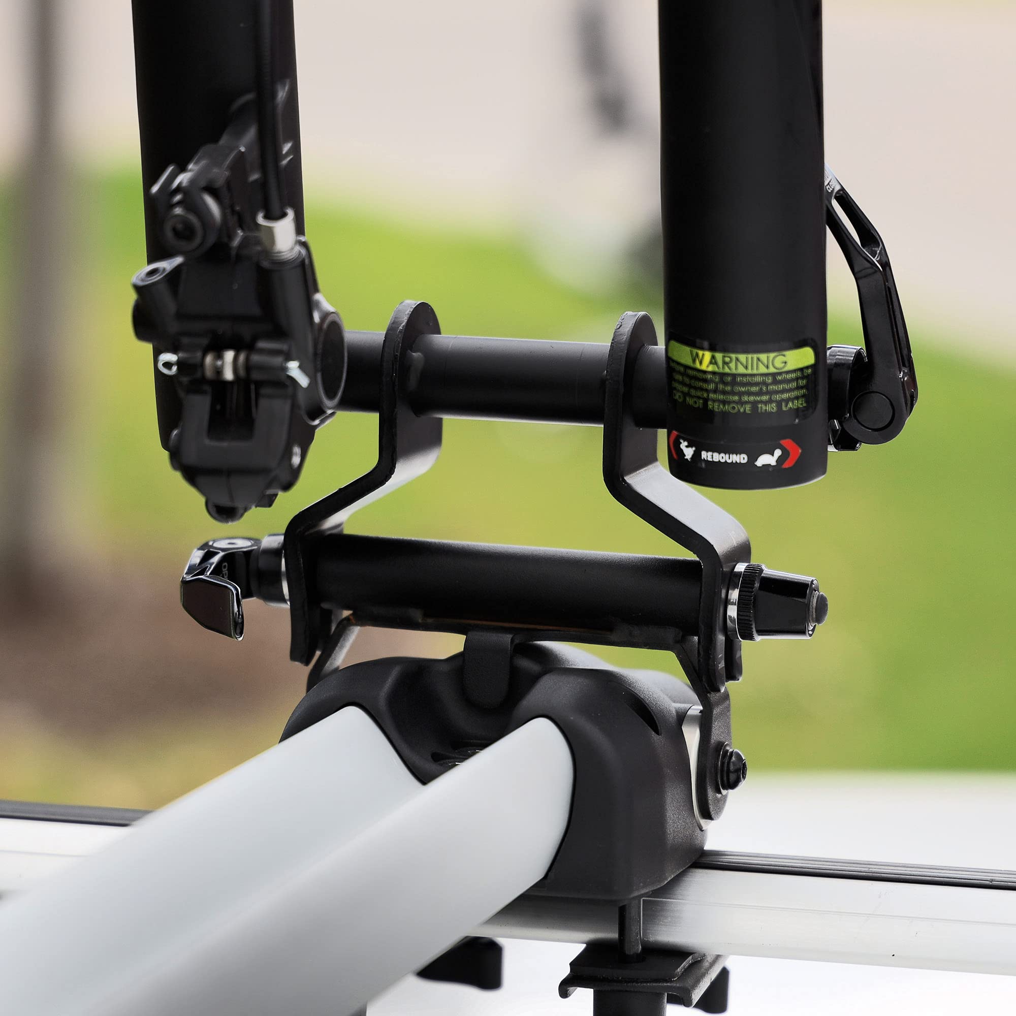 BIKEHAND Thru Axle Fork Mount Rack Adapter 20x110mm - Bike Bicycle Carrier Rack Car Roof Truck Bed Storage
