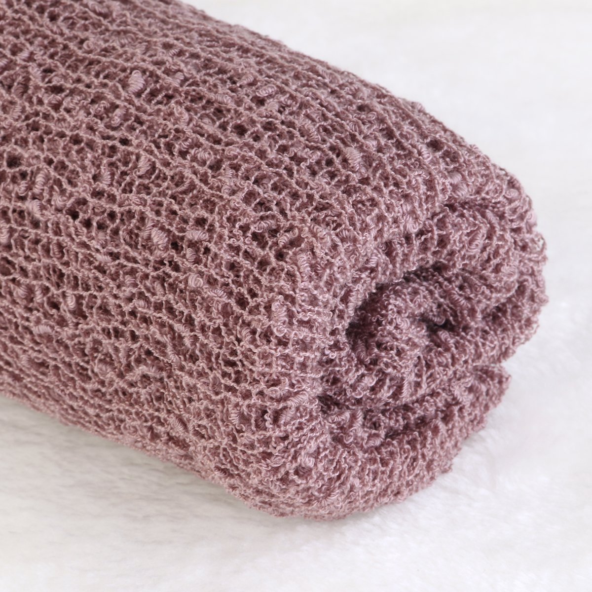 TINKSKY Long Ripple Wrap - DIY Newborn Baby Photography Wrap-Baby Photo Props (Lilac)
