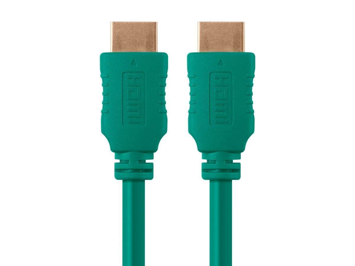 Monoprice 4K High Speed HDMI Cable - HDMI 2.0, 4K@60Hz, HDR, HDR10, Dolby Vision, 18Gbps, YUV 4:4:4, 28AWG, With Ferrite Cores, 4 Feet, Black