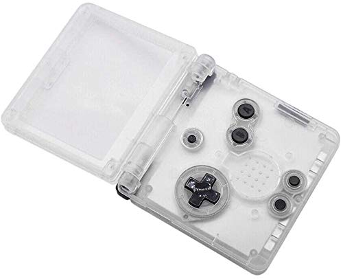 Replacement Full Housing Case Shell with Screwdriver for GBA SP Gameboy Advance SP Clear