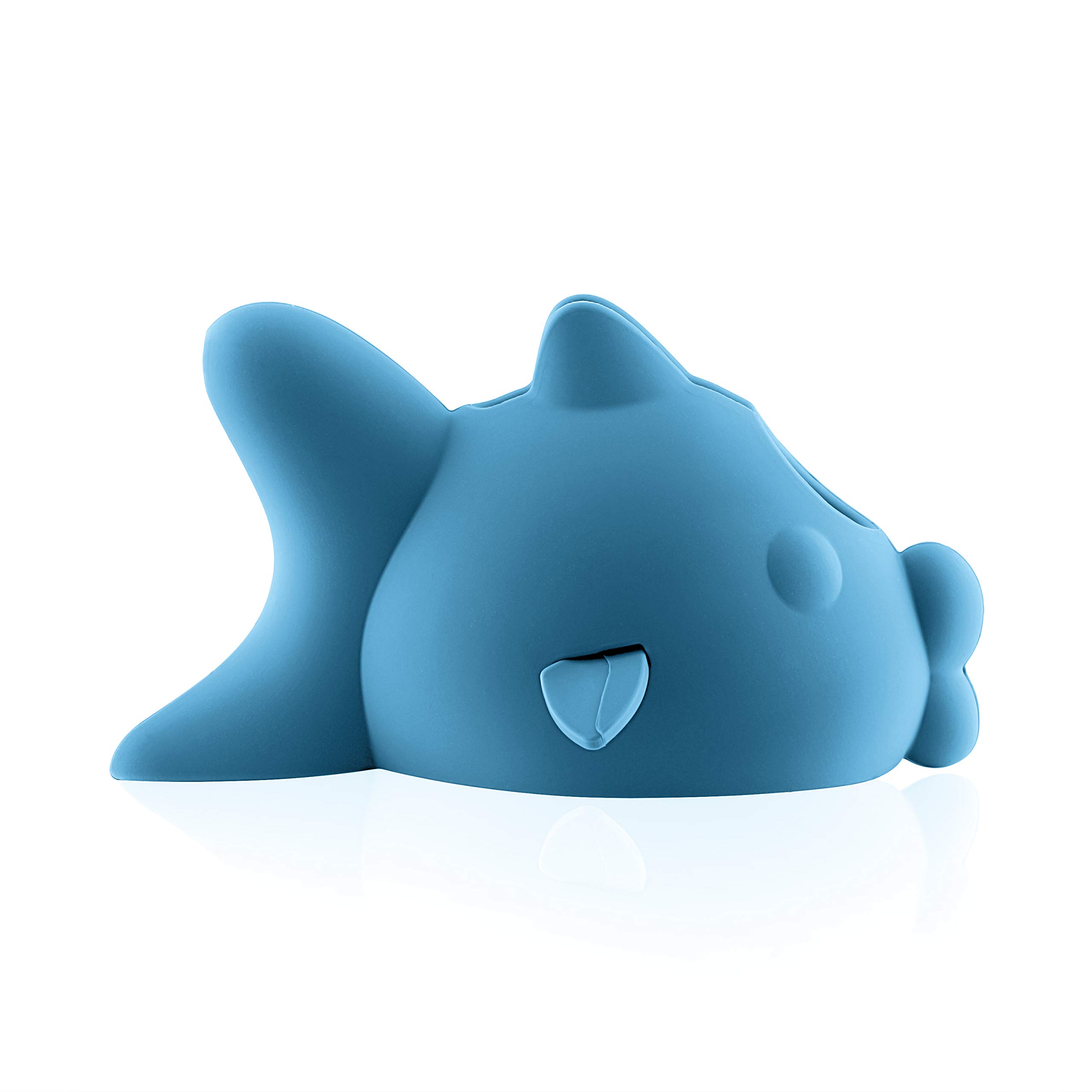 Bath Tub Faucet Spout Cover for Baby Safety, Fish - Blue