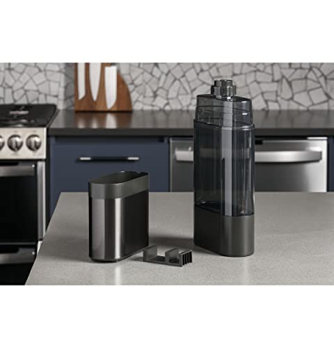 GE Profile Opal | Side Tank for 2.0 Opal Nugget Ice Maker | Easy Attachment to Opal Ice Machine | 0.75-Gallon Tank | Allows for 3X More Ice Before Refill | Black Stainless, P4AAKASBRTD