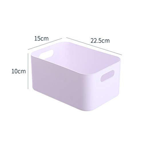 Box Snack Plastic Sundries Cosmetic Basket Basket Storage Storage Storage Housekeeping & Organizers Clear Bins for Organizing Clothes (Transparent White, One Size)