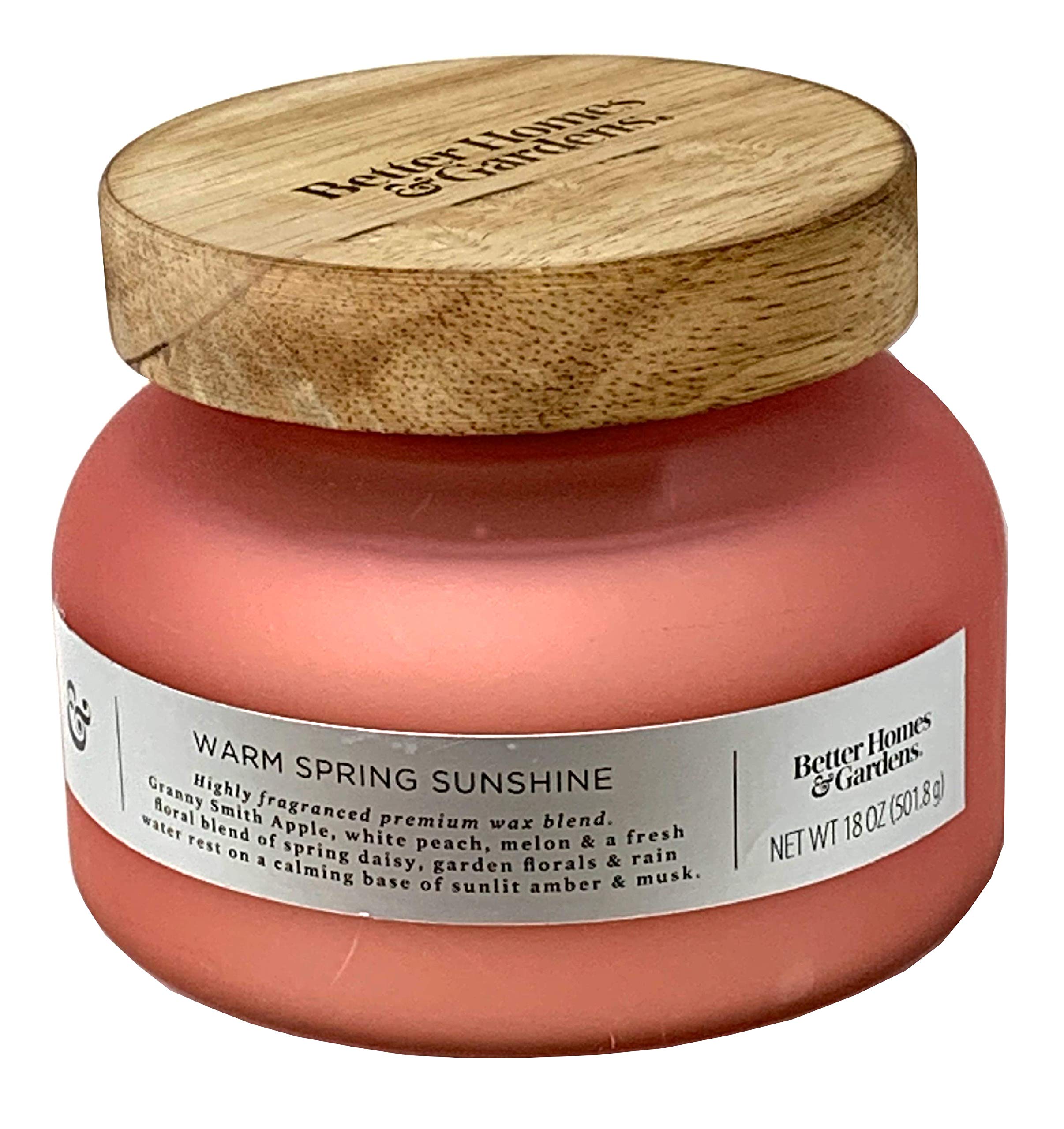 Better Homes and Gardens 18oz Scented Candle, Warm Spring Sunshine 2-Pack
