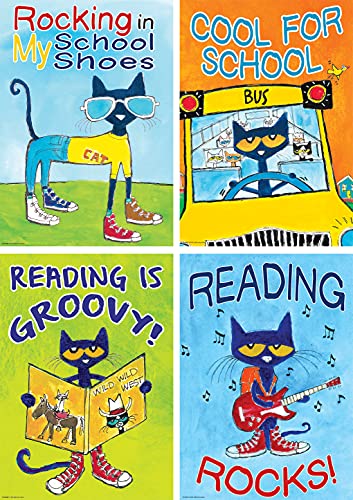 Teacher Created Resources Pete The Cat Positive Poster Pack (TCR6656),0.1" x 13.4" x 19"