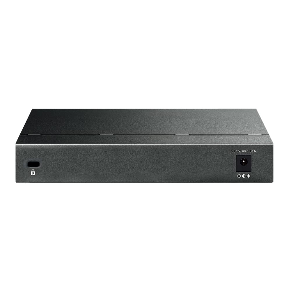 TP-Link TL-SG108PE 8-Port Gigabit Web Managed Easy Smart Ethernet PoE Switch (4 PoE Ports, 55 Watt Budget)