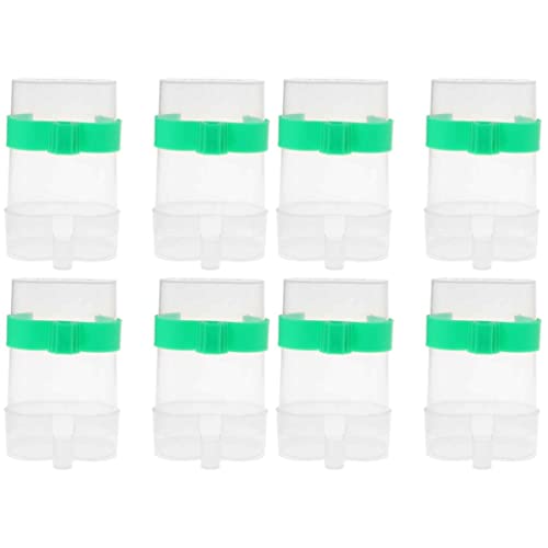 HANABASS Dispenser Container Dispenser Container 8 Pcs Bird Water Parrot Cage Water Feeder Bird Water Holder Automatic Birds Feeder Dispenser Automatic Bird Auto Feeder Auto Feeder
