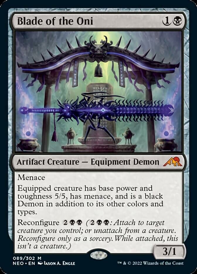 Magic: the Gathering - Blade of The Oni (089) - Kamigawa: Neon Dynasty