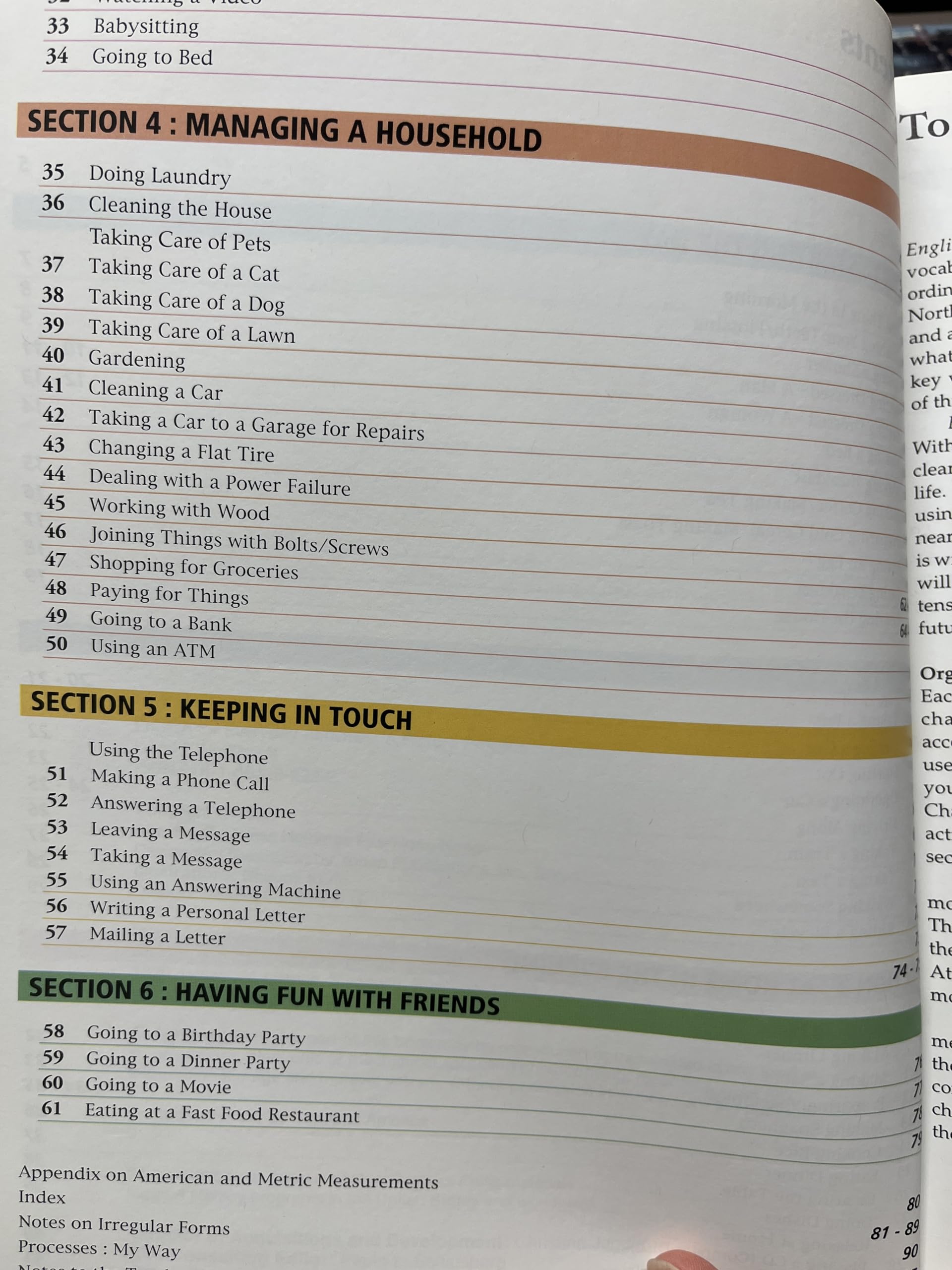 English for Everyday Activities: A Picture Process Dictionary