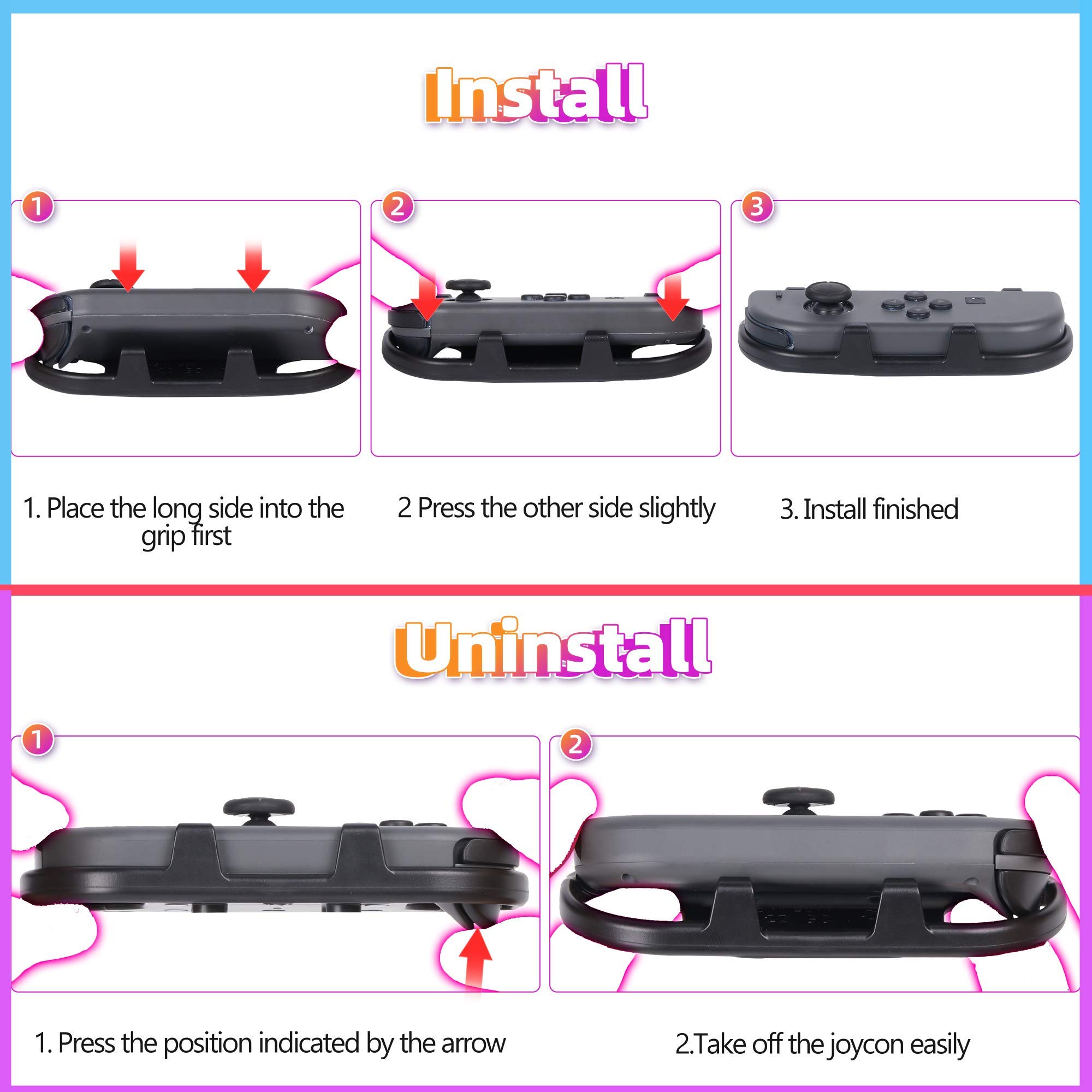 Leyu Smart Wrist Strap for Switch Just Dance 2025 2024 2023 2022 2021 2020 2019 Boxing Design More Fun to The Dance White