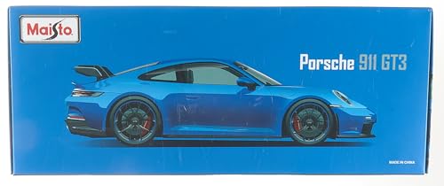 Maisto M36458 2022 Porsche 911 GT3 Super Car-1:18 Scale Cheong Die Cast, Blue