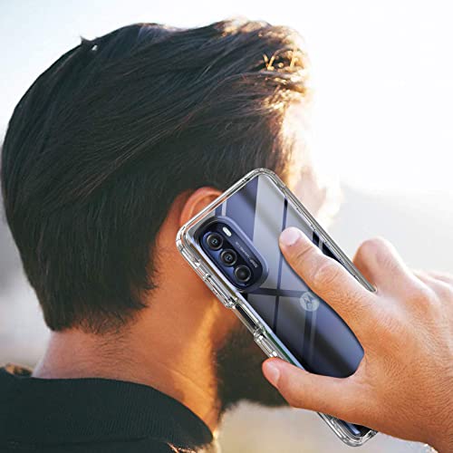 LeYi for Moto G Stylus 5G 2022 Phone Case: Motorola G Stylus 5G 2022 Case with [2 x Tempered Glass Screen Protector], Full-Body Shockproof Soft Silicone Phone Case for Moto G Stylus 5G 2022, Clear