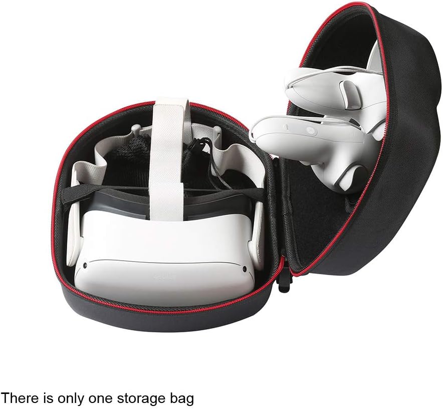 Birsppy GEZICHTA EVA Hard Protective Cover Storage Bag Carrying Case for -Oculus Quest 2 VR Headset Touch Controllers Travel Bag
