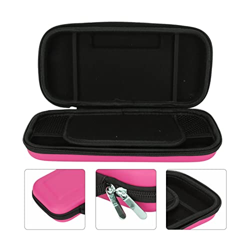 Carrying Storage Bag , Double Zipper Durable Scratch Resistant Protective Bag Large Space for Host(Pink)