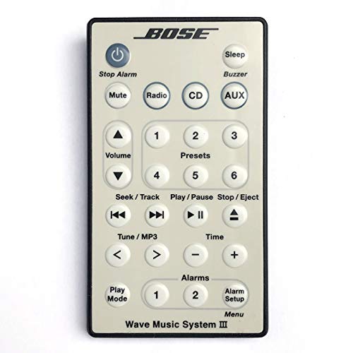 Bose Wave Music System III Remote, Platinum White