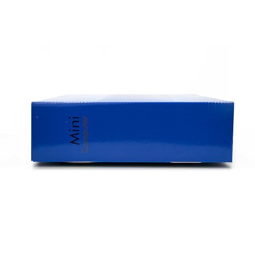 BASOARO Mini Industrial PC Fanless PC i5 4200U Mini PC RS232, Dual Gigabit RJ45 LAN, 8G RAM 128G SSD, HD VGA Dual Display Support 4K, Dual Band WiFi, BT 4.0, 6 USB, Metal Case, Mini PC Windows 10