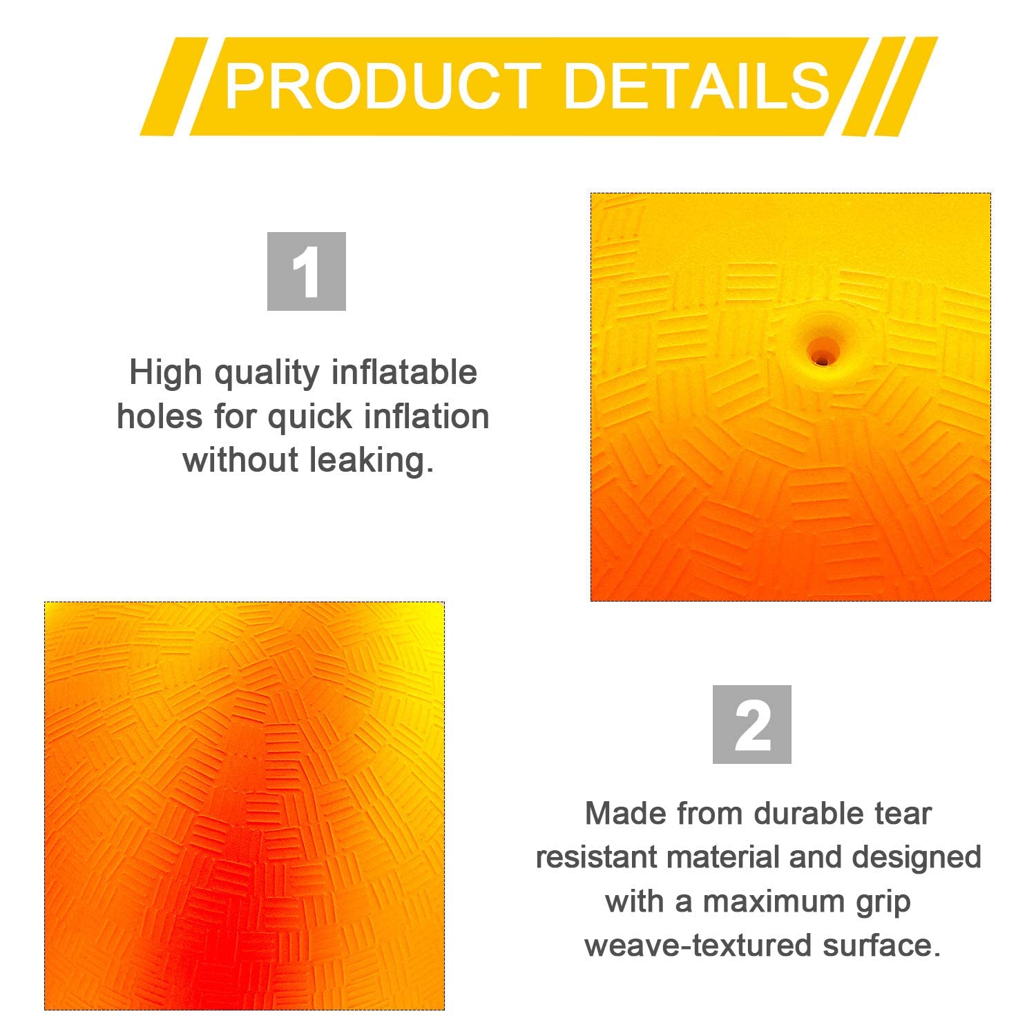 Four Square Balls, 8.5 Inch Playground Ball for Kids Outdoor Dodgeball Kickball Handball Game with Hand Pump (4 Pack)