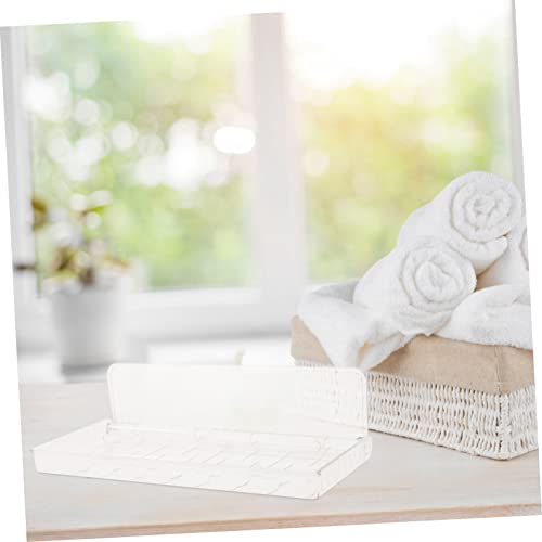 Cabilock 2pcs Wall-Mounted Storage Box Adhesive Shelf Wall Shelves Wall Mount Organizer Shelf for Wall Clear Shelf Wall Mounted Storage Shelf Wall Shelves for Wall Shelves for Storage