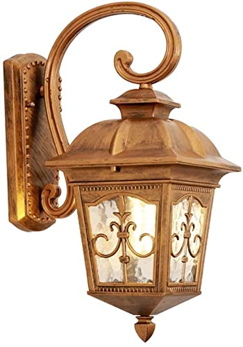 Praee Wall Light Lamp European Outdoor Waterproof Aisle Garden Home Balcony Villa Gate Courtyard Corridor Lights Prevent Rust Lighting Fixture for Ggate Staircase