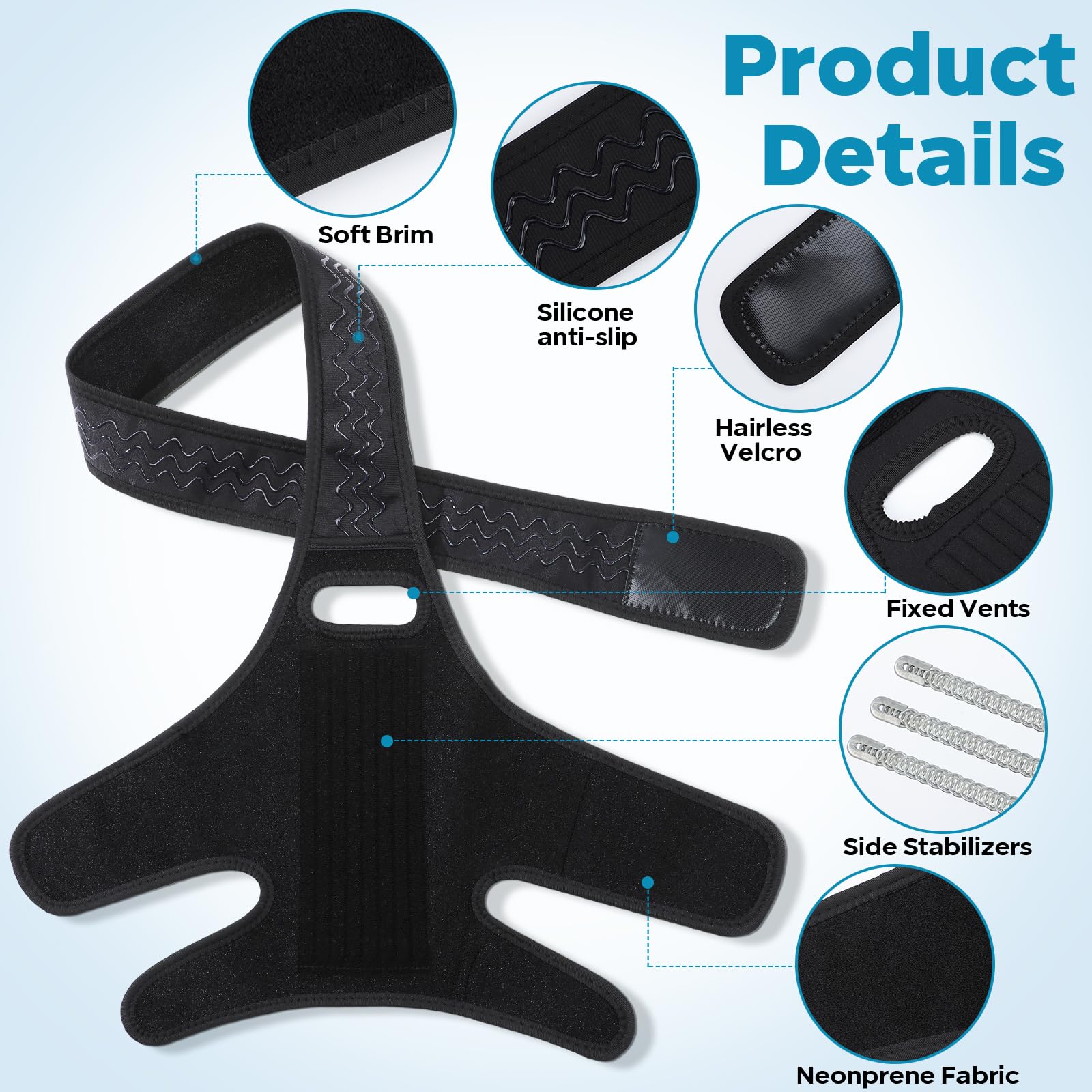 Ceuku Dog Knee Brace for ACL Hind Leg, Dog Leg Braces for Back Leg with Metal Spring Support, ACL Brace for Dogs Rear Leg Tear CCL with Dog Pull Collar, Support for Medium and Large Dogs(Size XL)