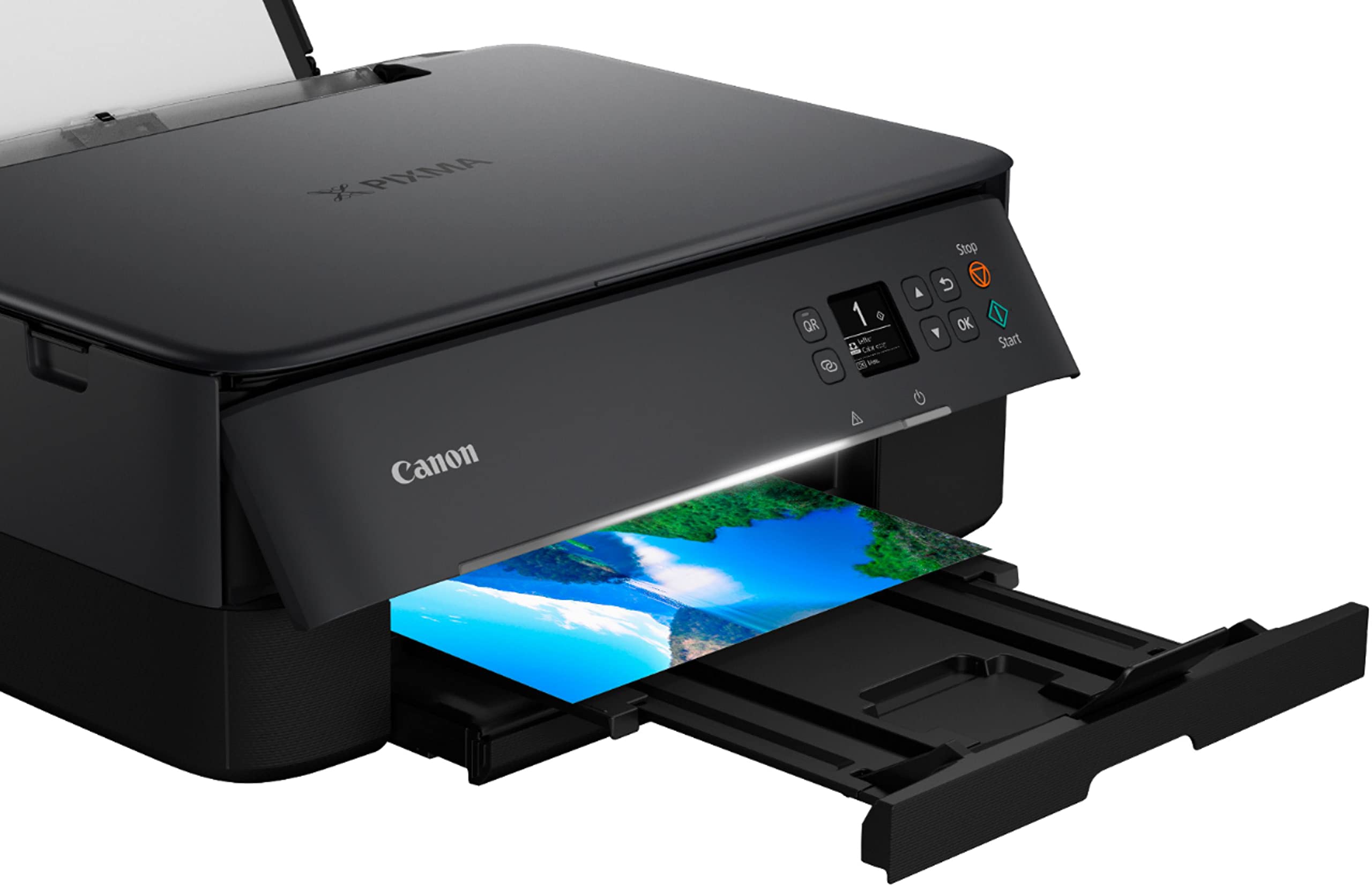 Canon PIXMA TS6420a All-in-One Wireless Color Inkjet Printer for Home Office, Black - Print Copy Scan - 1.44" OLED Screen, 13.0 ipm, 4800 x 1200 dpi, Auto 2-Sided Printing, 8.5 x 14, USB, WiFi