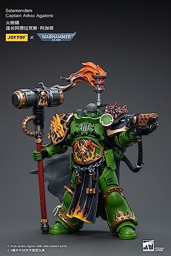JoyToy Warhammer 40K: Salamanders Captain Adrax Agatone 1:18 Scale Action Figure