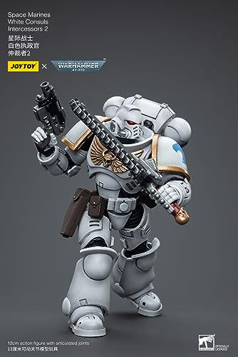 JoyToy Warhammer 40K: Space Marines White Consuls Intercessors 2 1:18 Scale Action Figure