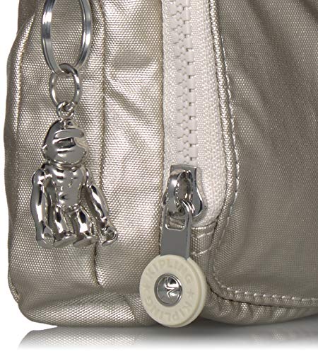 Kipling Women's Myrte Crossbody Handbag, Convertible Metallic Purse, Nylon Clutch and Waist Bag