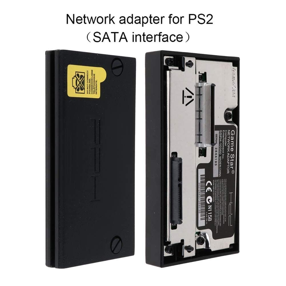 PS2 FMCB Free McBoot Card v1.966 Meory Card 64 MB & PS2 Sata Interface Network Adapter