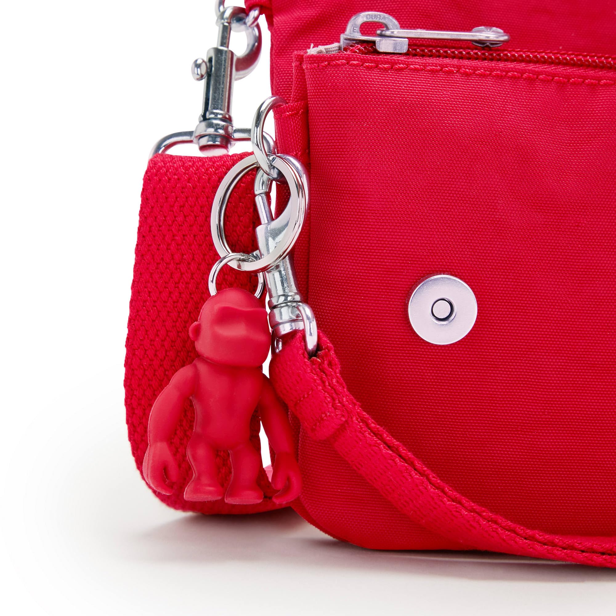 Kipling womens Lynne Crossbody Bag, Red Rouge, 8 L x 4.75 H x1 D US