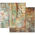 Stamperia Double-sided Paper Pad 12"x12" 10/pkg-time Is An Illusion, 10