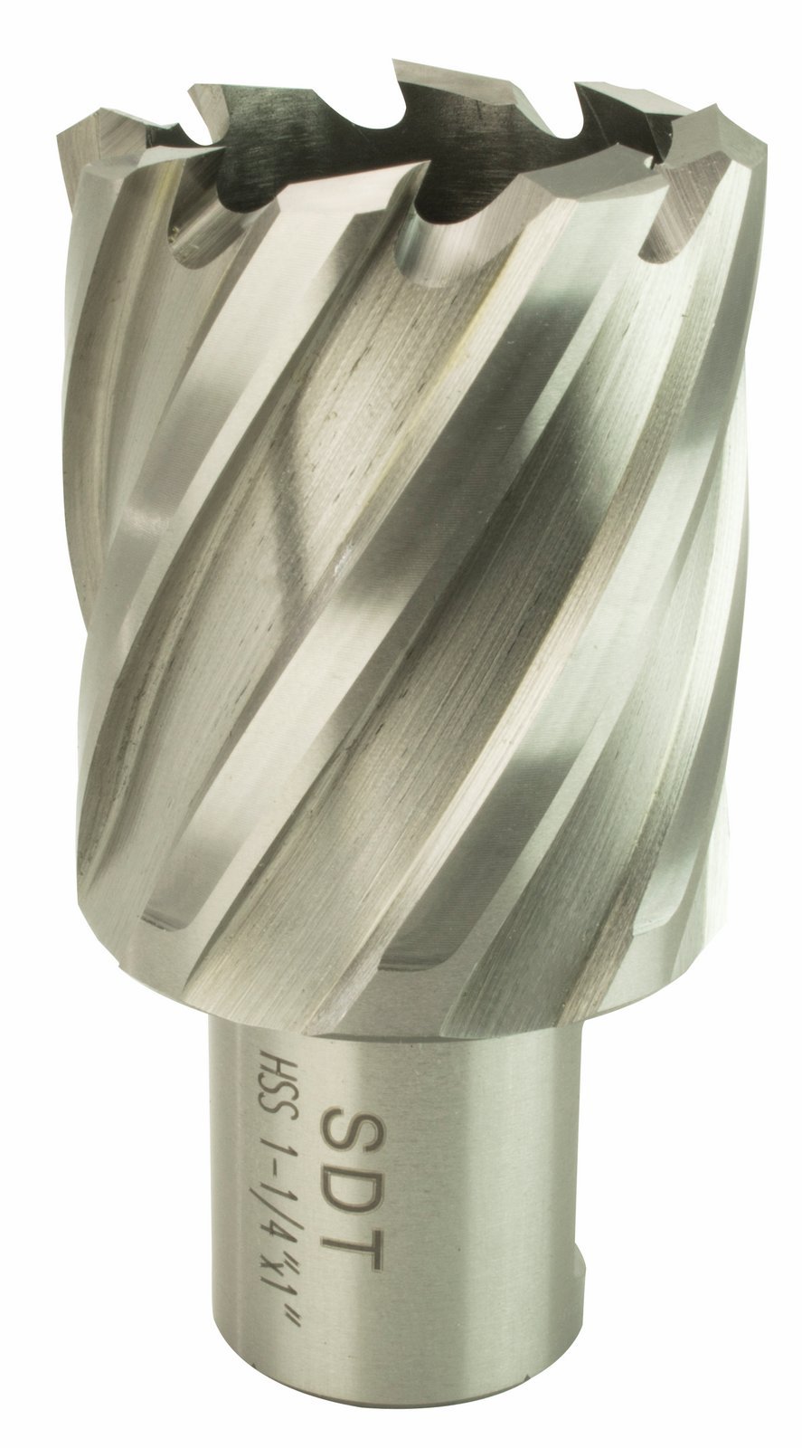 Steel Dragon Tools 1-1/4" x 1" High Speed Steel Annular Cutter with 3/4" Weldon Shank