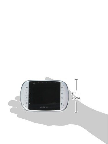 motorola MBP33S Wireless Video Baby Monitor with 2.8-Inch Color LCD, Zoom and Enhanced Two-Way Audio, 720p