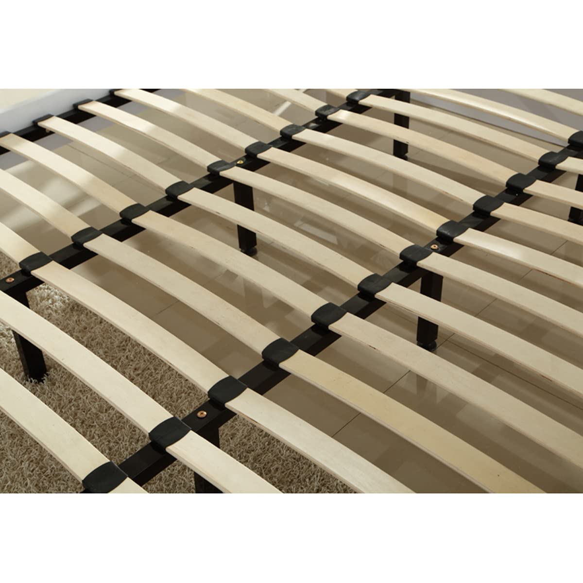 BMIROAMDFE 50 Pieces Bed Slat Holders Slat Centre Caps Side Slat End Bracket Cover Replacement for Wooden Frames